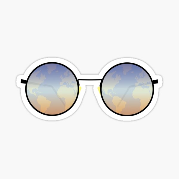 "Let your vision be world embracing" Sticker by OneWorldDesigns | Redbubble
