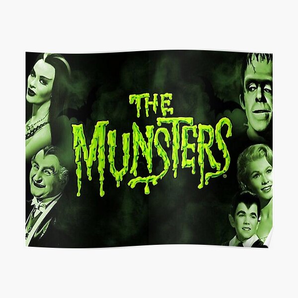 Munsters 50th Anniversary Family Portrait Poster By Gjnilespop ...