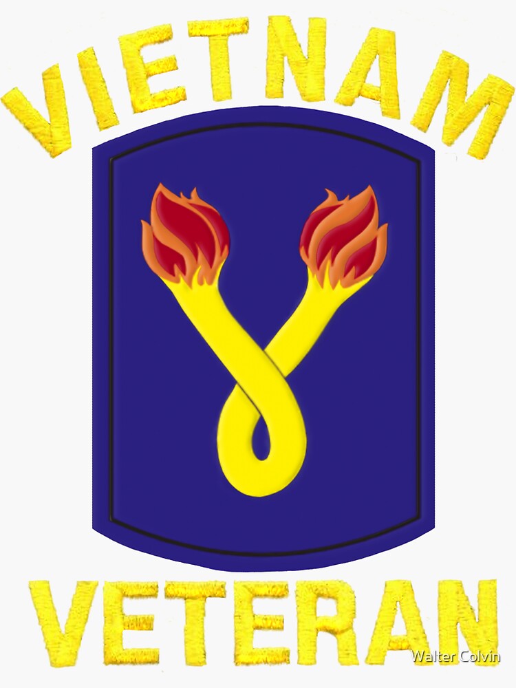 "The 196th Infantry Brigade Vietnam Veteran" Sticker for Sale by Walter ...
