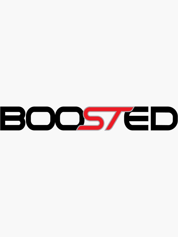 "BooSTed " Sticker for Sale by OakideApparel | Redbubble