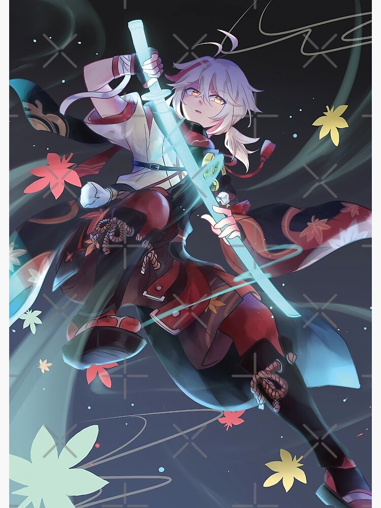 "Kazuha Genshin Impact " Poster by CharlesLevon | Redbubble