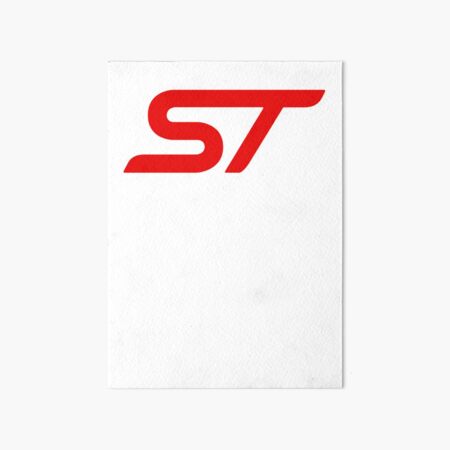 "Focus ST logo " Art Board Print by OakideApparel | Redbubble