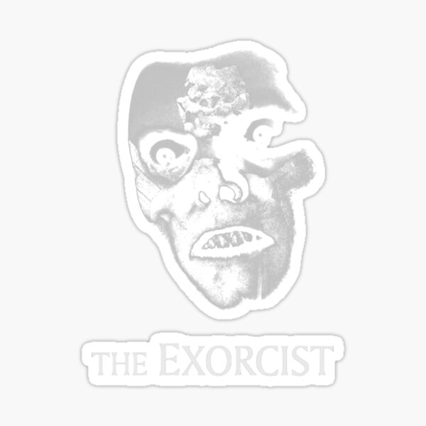 "Exorcist" Sticker for Sale by raulqualvezan | Redbubble