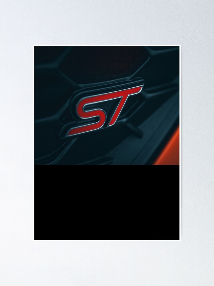 "Ford Focus ST logo " Poster for Sale by OakideApparel | Redbubble