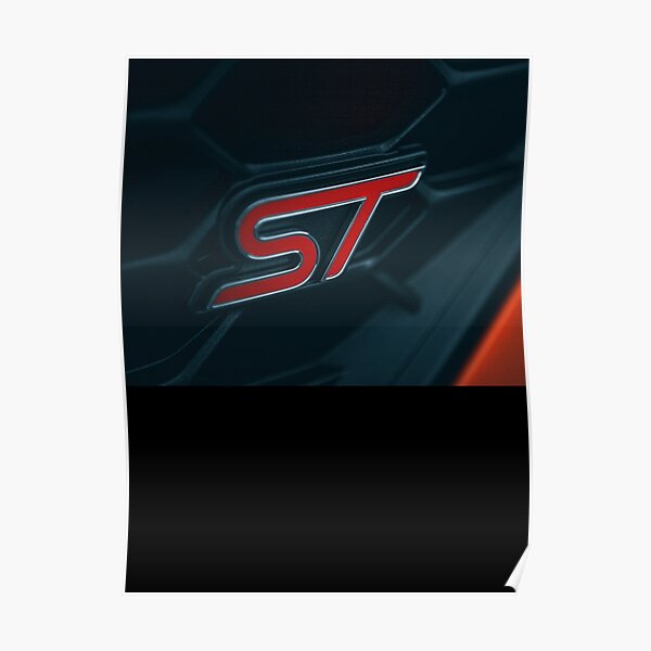 "Ford Focus ST logo " Poster for Sale by OakideApparel | Redbubble