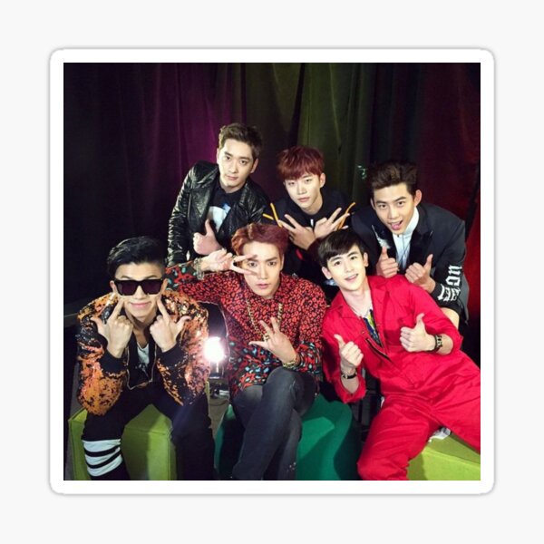 "2PM Group Photo" Sticker by K-Artists | Redbubble