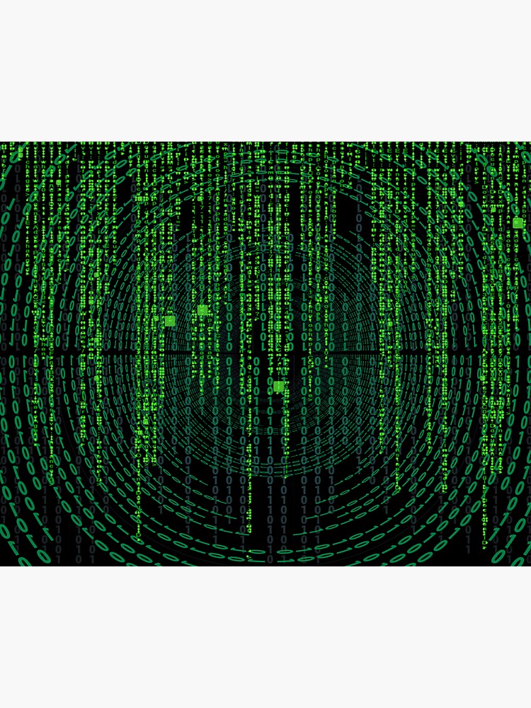 "Matrix Original Green Design" Sticker for Sale by Catchiest | Redbubble
