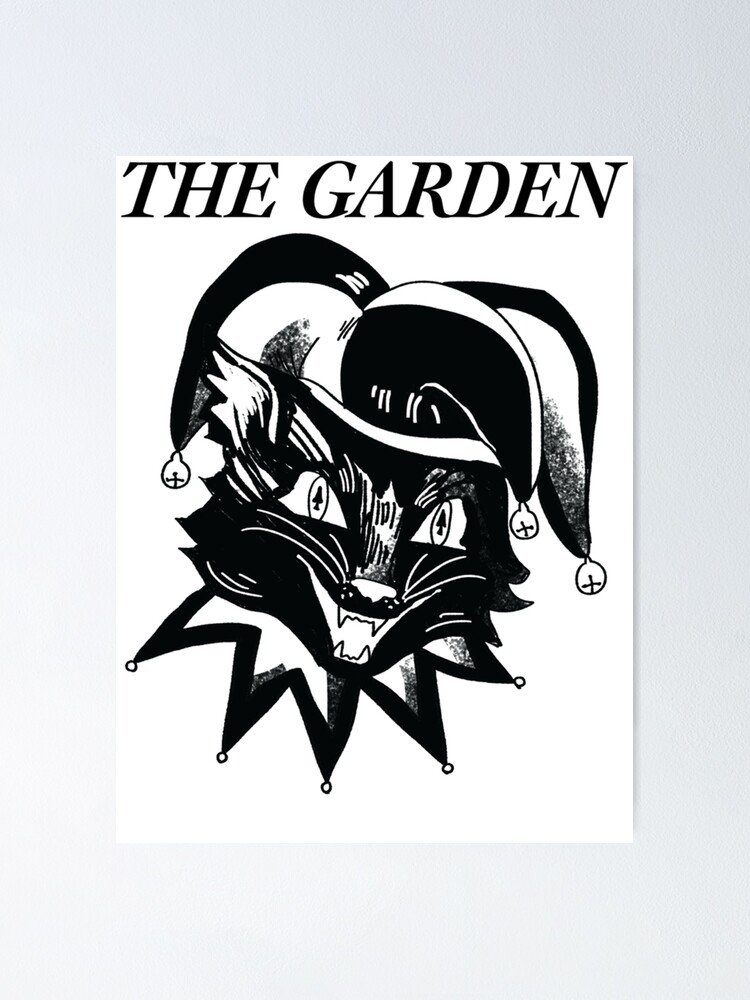 "The Garden Jester Kitty " Poster for Sale by WAXONstudio | Redbubble
