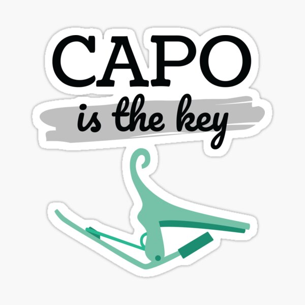 "Capo is the Key Mint Green Capo Light Theme" Sticker for Sale by ...