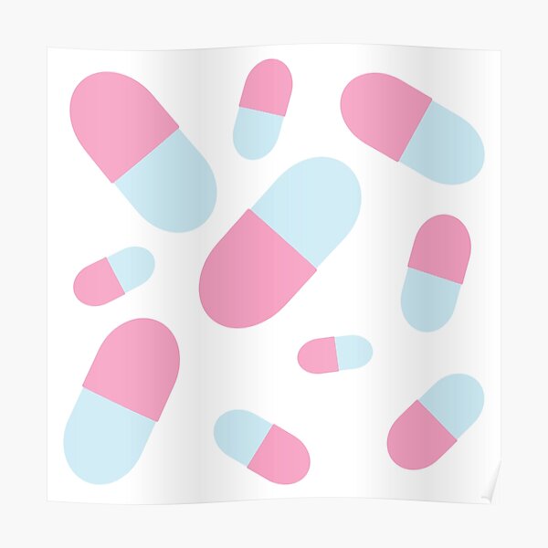 Póster «Pastillas en colores pastel» de snidget | Redbubble