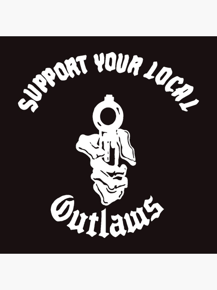 "Outlaws-MC-SYLO-AOA-Hand-Gun-Support" Poster for Sale by mmhdd1657 ...