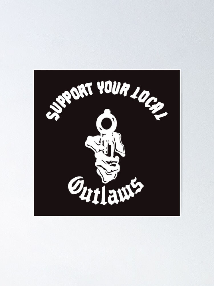 "Outlaws-MC-SYLO-AOA-Hand-Gun-Support" Poster for Sale by mmhdd1657 ...
