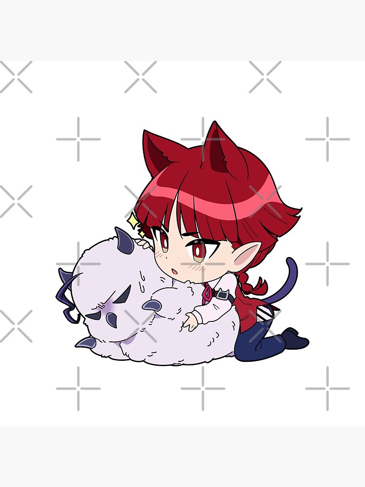 "Mairimashita! Iruma-kun Kalego and Opera Chibi" Art Print by ...