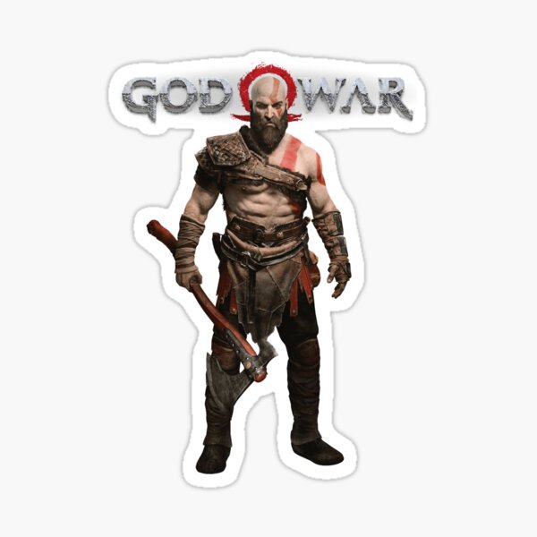 "God of War Kratos Classic" Sticker by GulickMarion | Redbubble
