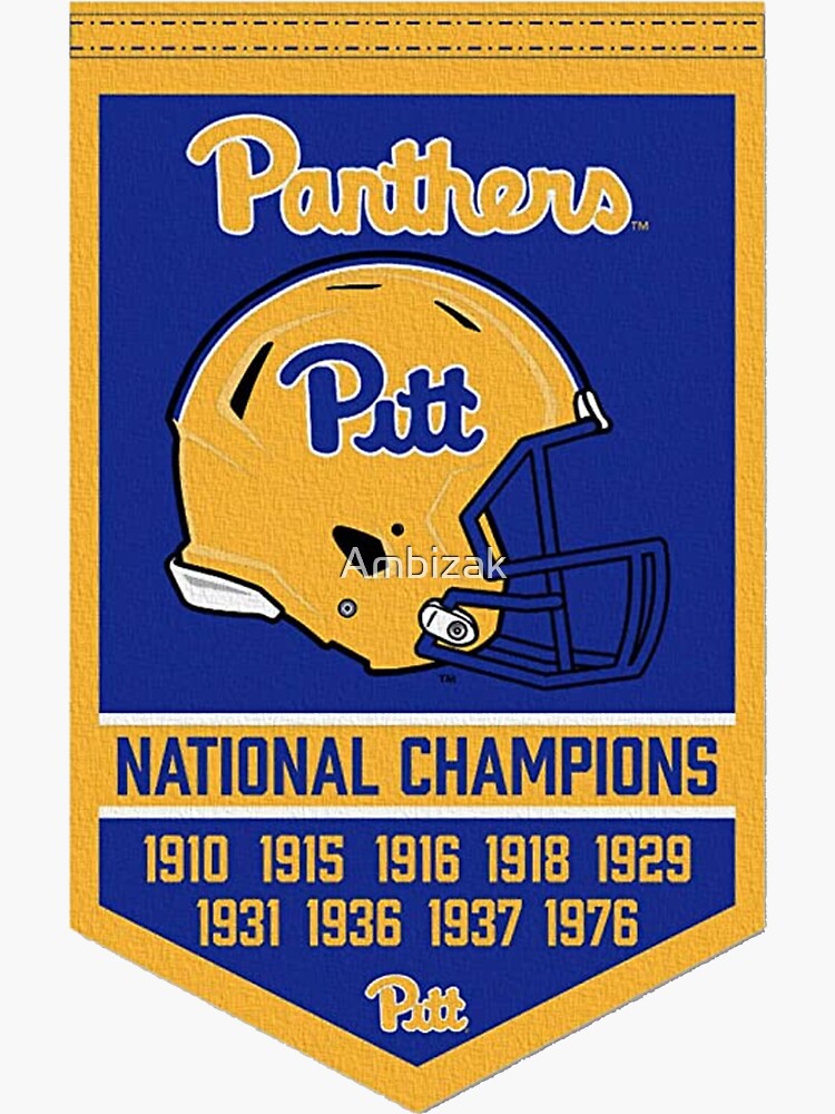 "Pitt Acc Championship" Sticker by Ambizak | Redbubble