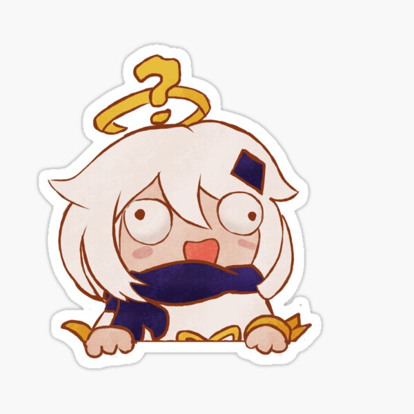 "Genshin Impact Paimon Peeker Stickers and Magnets" Sticker for Sale by ...