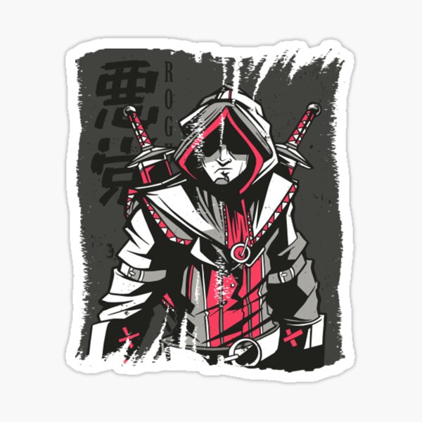 "Assassin Ninja Japanese Shinobi Samurai Warrior" Sticker by ...