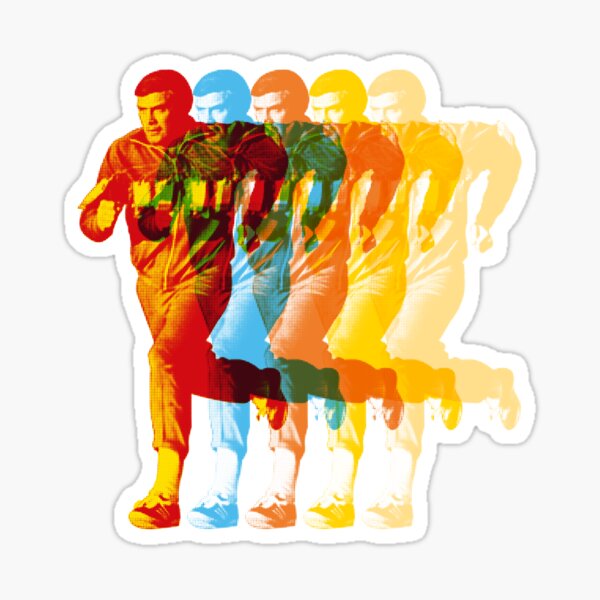 "Bionic Man" Sticker for Sale by GRAFIKA65 | Redbubble