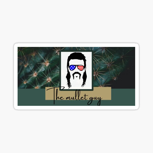 "Mullet sticker" Sticker for Sale by Jordyzzz | Redbubble