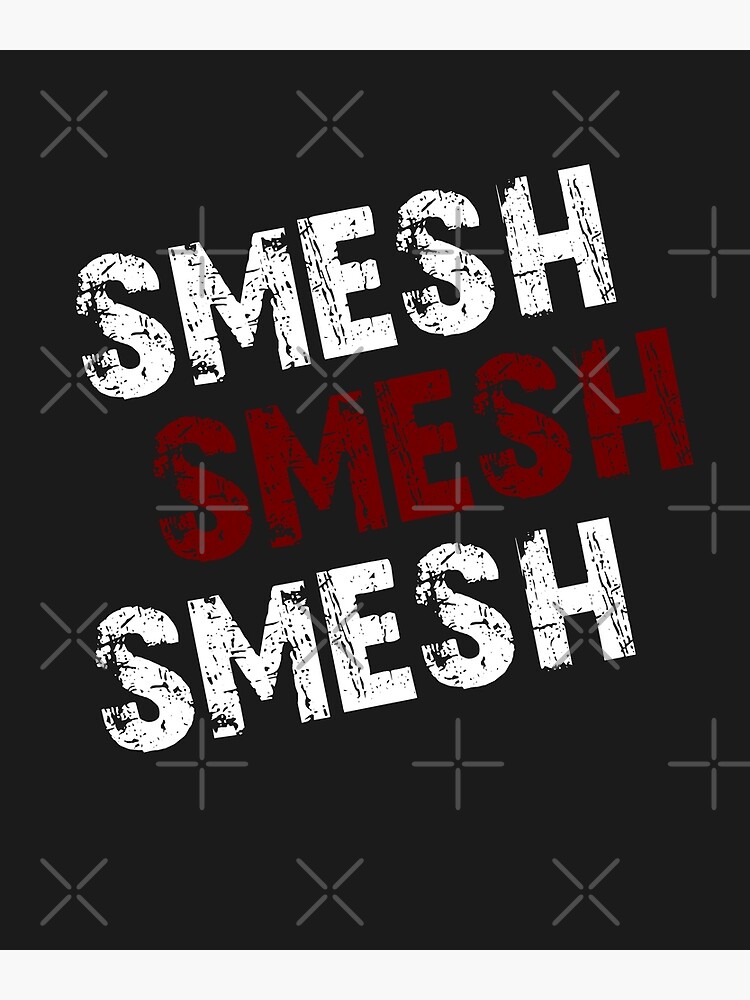 "Khabib Nurmagomedov Fan Art "SMESH"" Poster by Muslim-Champ | Redbubble