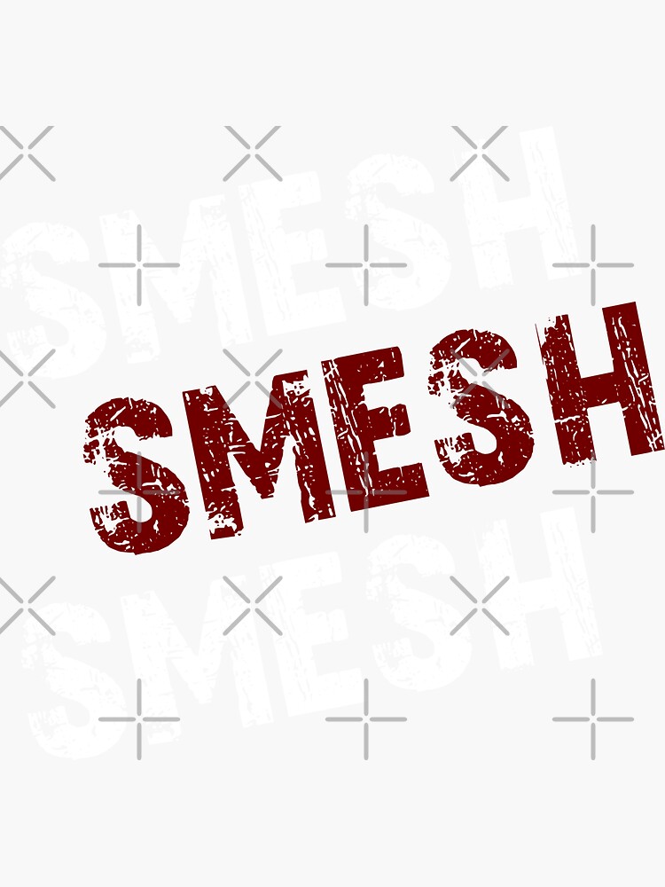 "Khabib Nurmagomedov Fan Art "SMESH"" Sticker for Sale by Muslim-Champ ...