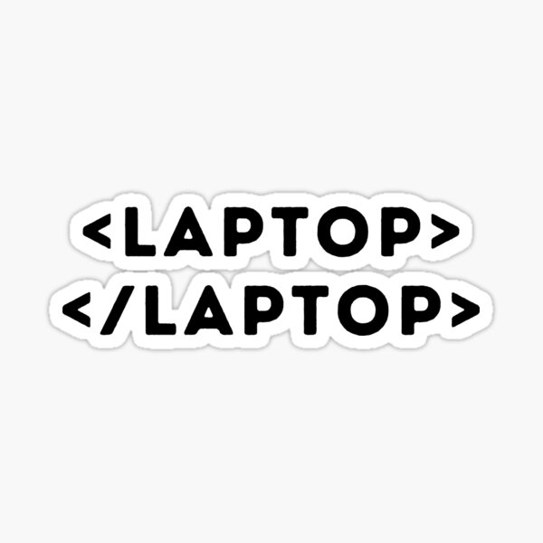 "computer laptop code" Sticker for Sale by Artypil | Redbubble