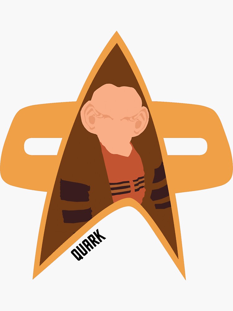 "Quark - Star Trek, DS9 " Sticker for Sale by Sutilmente | Redbubble