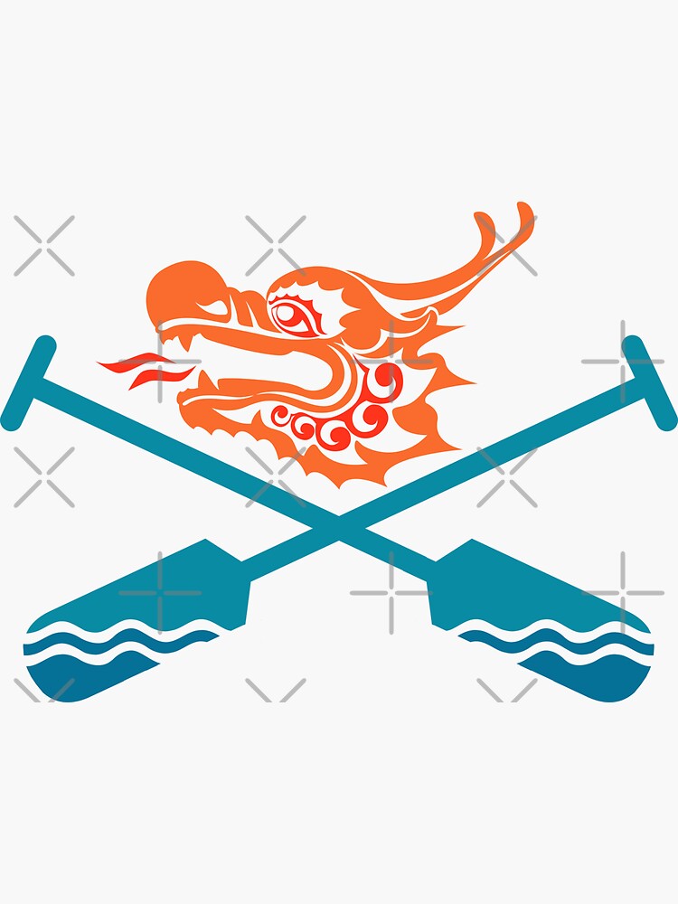"Dragon Boat Driver Dragon Boat Sport Paddling" Sticker for Sale by TM ...