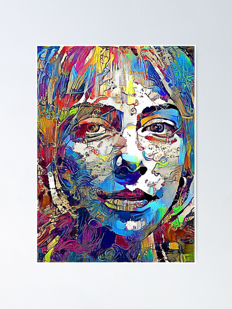 "beautiful woman art,female face" Poster for Sale by Artrendshop ...