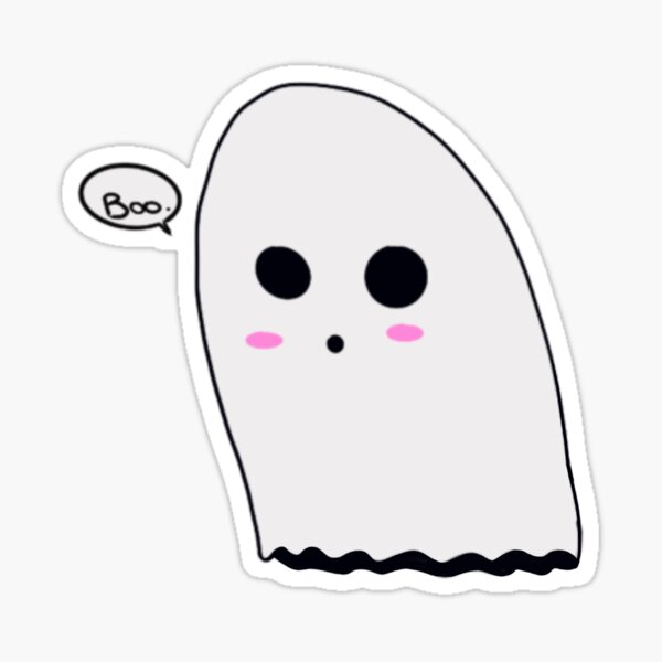 "Derpy Ghost" Sticker by Blixilstix | Redbubble