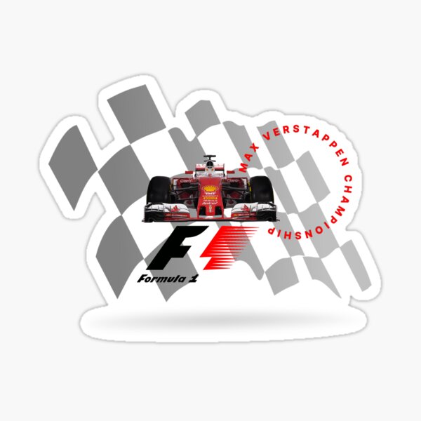" Max Verstappen Formula One World Championship" Sticker for Sale by ...