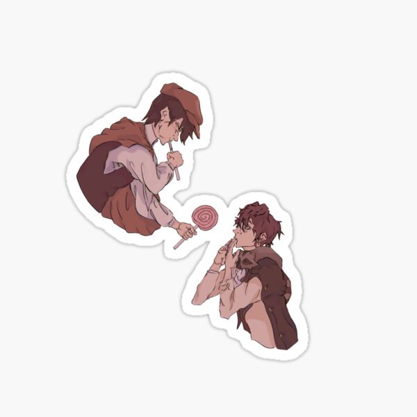 "Ranpo und Poe" Sticker von Jmpants | Redbubble