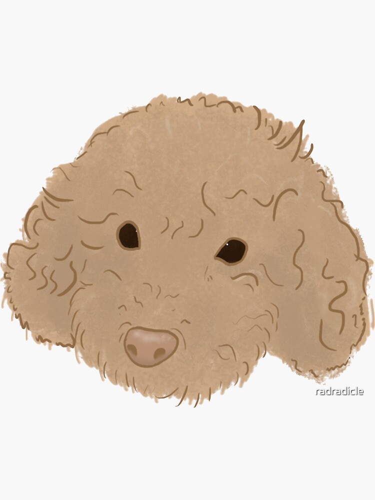 "sweet doggo" Sticker by radradicle | Redbubble