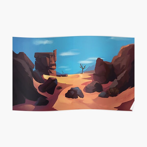 "Dry Expanse" Poster for Sale by BaygelsArts | Redbubble