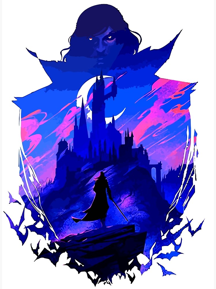 "CASTLEVANIA - DRACULA - VECTOR ILLUSTRATION" Poster for Sale by ...
