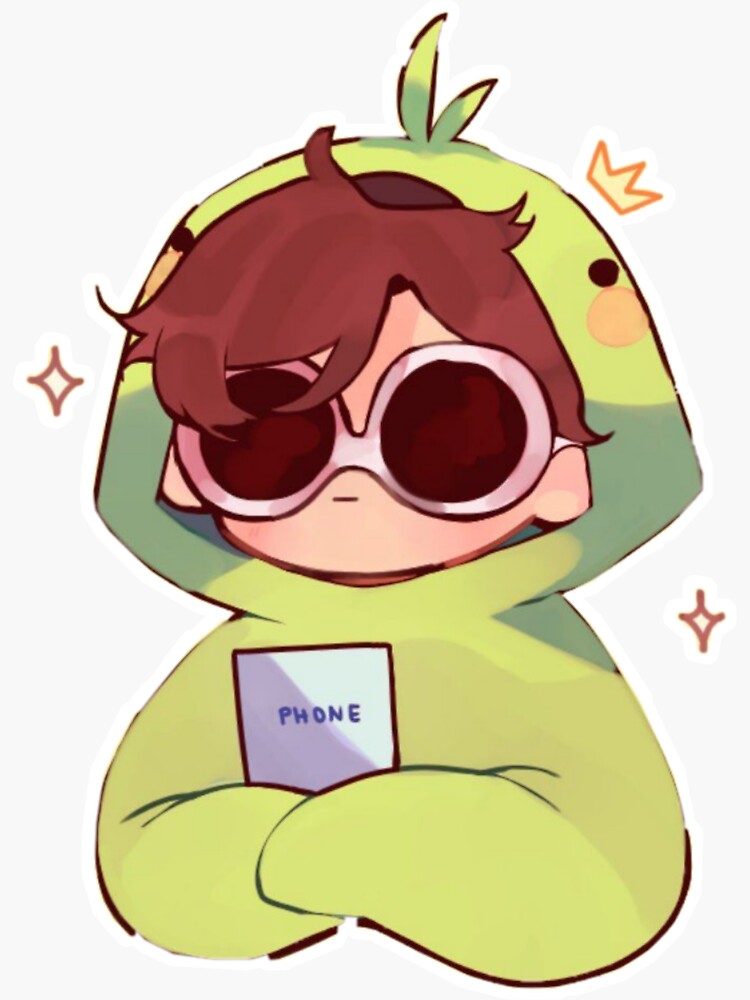 "georgenotfound glasses sticker and shirt" Sticker for Sale by mimo-mhd ...