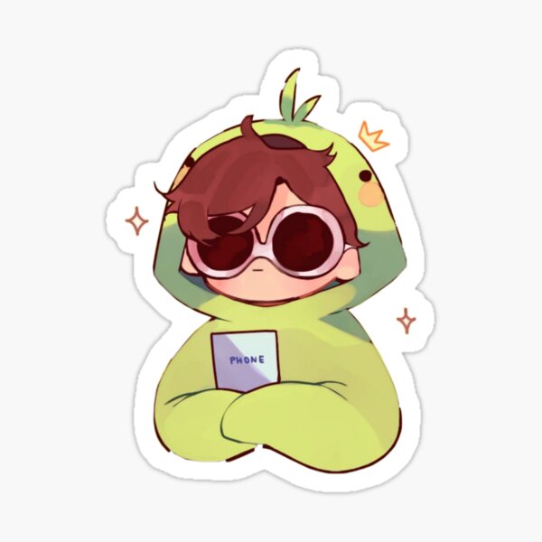 "georgenotfound glasses sticker and shirt" Sticker for Sale by mimo-mhd ...