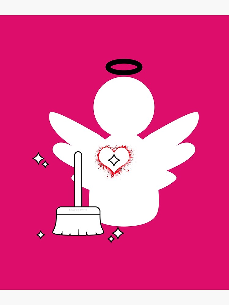 "Angel Heart Inspirational Cleaning Lady Housekeeper CleanerAngel Heart ...