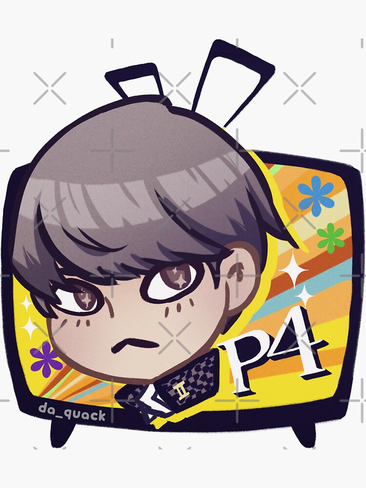 "Persona 4 MC" Sticker for Sale by daquack | Redbubble