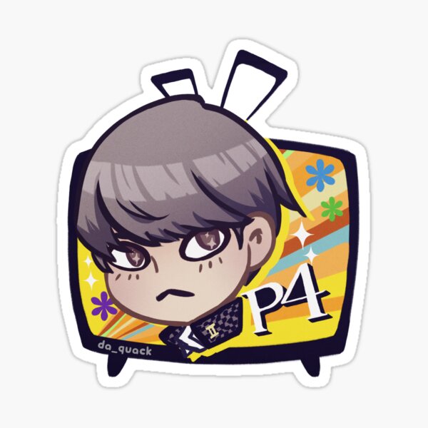 "Persona 4 MC" Sticker for Sale by daquack | Redbubble
