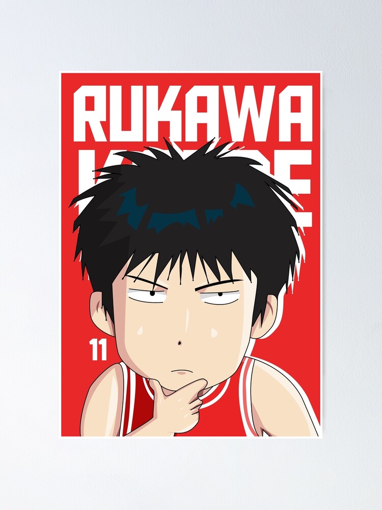 "Slam Dunk Rukawa Kaede" Poster for Sale by arrasign | Redbubble
