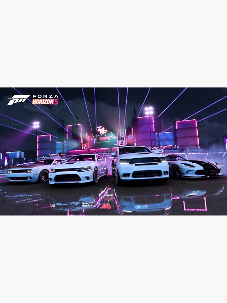"Forza Horizon " Sticker for Sale by Maximilianmuler | Redbubble