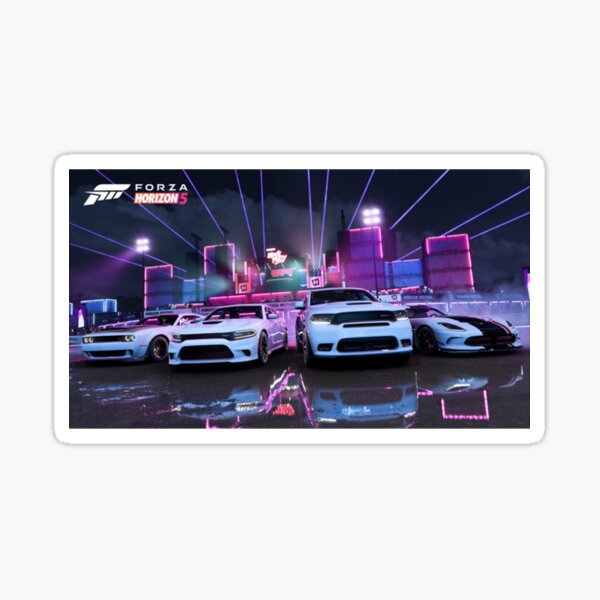 "Forza Horizon " Sticker for Sale by Maximilianmuler | Redbubble