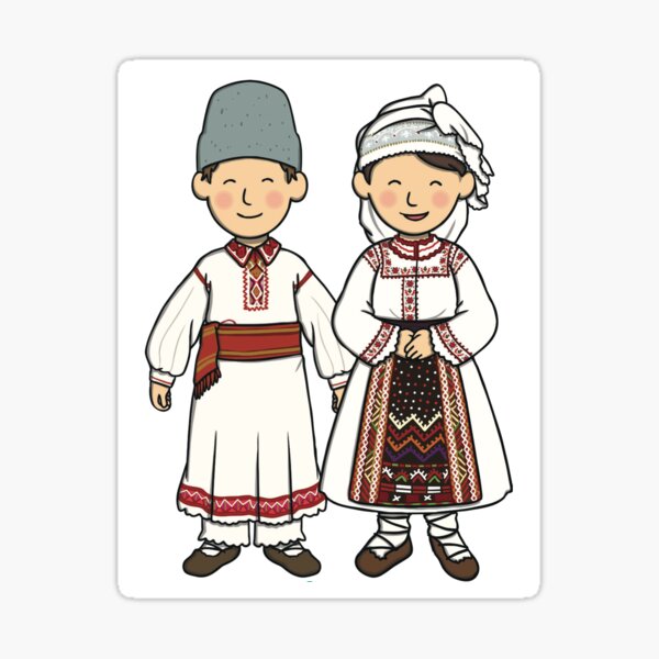 "Traditional Clothing" Sticker for Sale by AimeeEvelyn | Redbubble