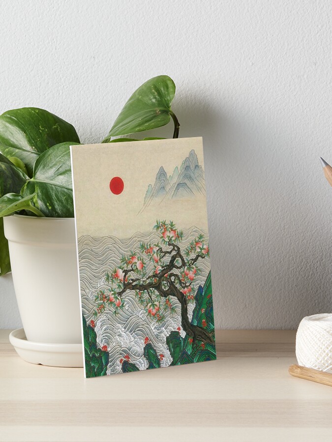 "Korean landscape painting" Art Board Print for Sale by Mia C | Redbubble