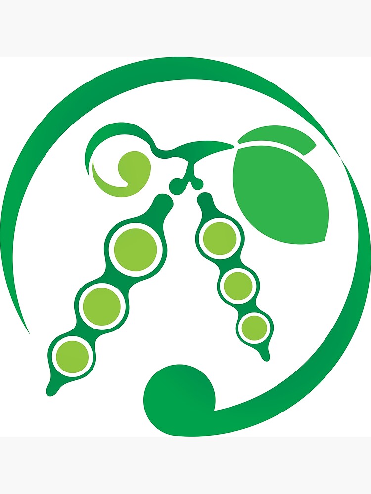 "pea logo vector" Poster for Sale by Engku | Redbubble