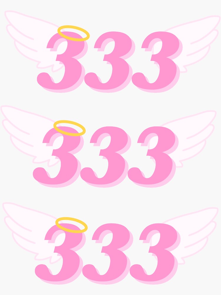 "333 sticker pack " Sticker for Sale by LucienStore | Redbubble