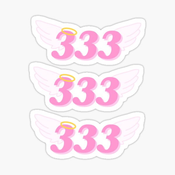 "333 sticker pack " Sticker for Sale by LucienStore | Redbubble