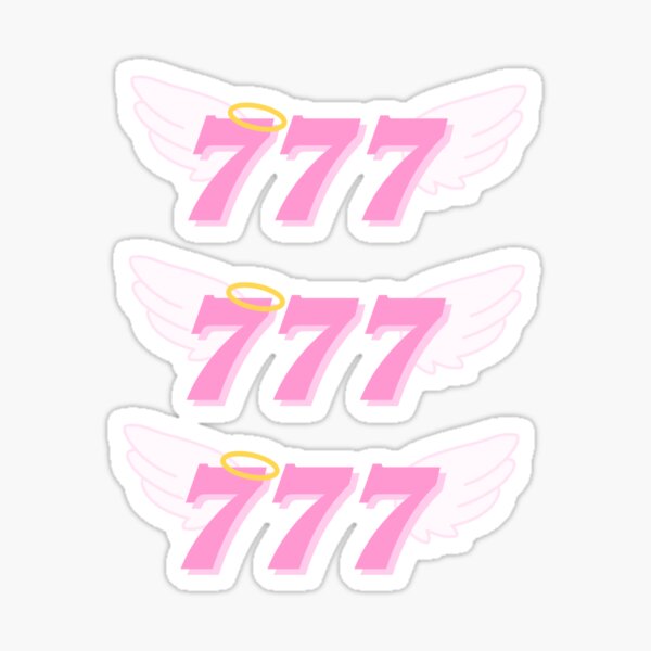 "777 sticker pack" Sticker for Sale by LucienStore | Redbubble