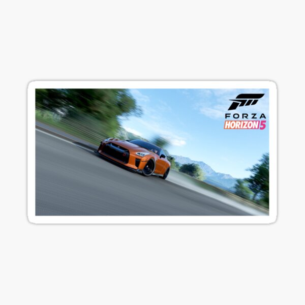 "Forza Horizon 5 GTR Racing Video Games " Sticker by Maximilianmuler ...